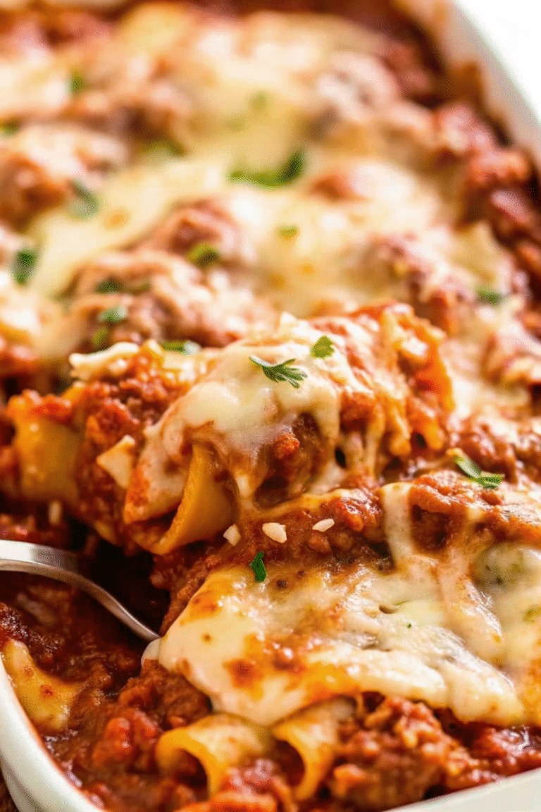 Baked Ziti Recipe: Cheesy, Meaty & Easy Dinner