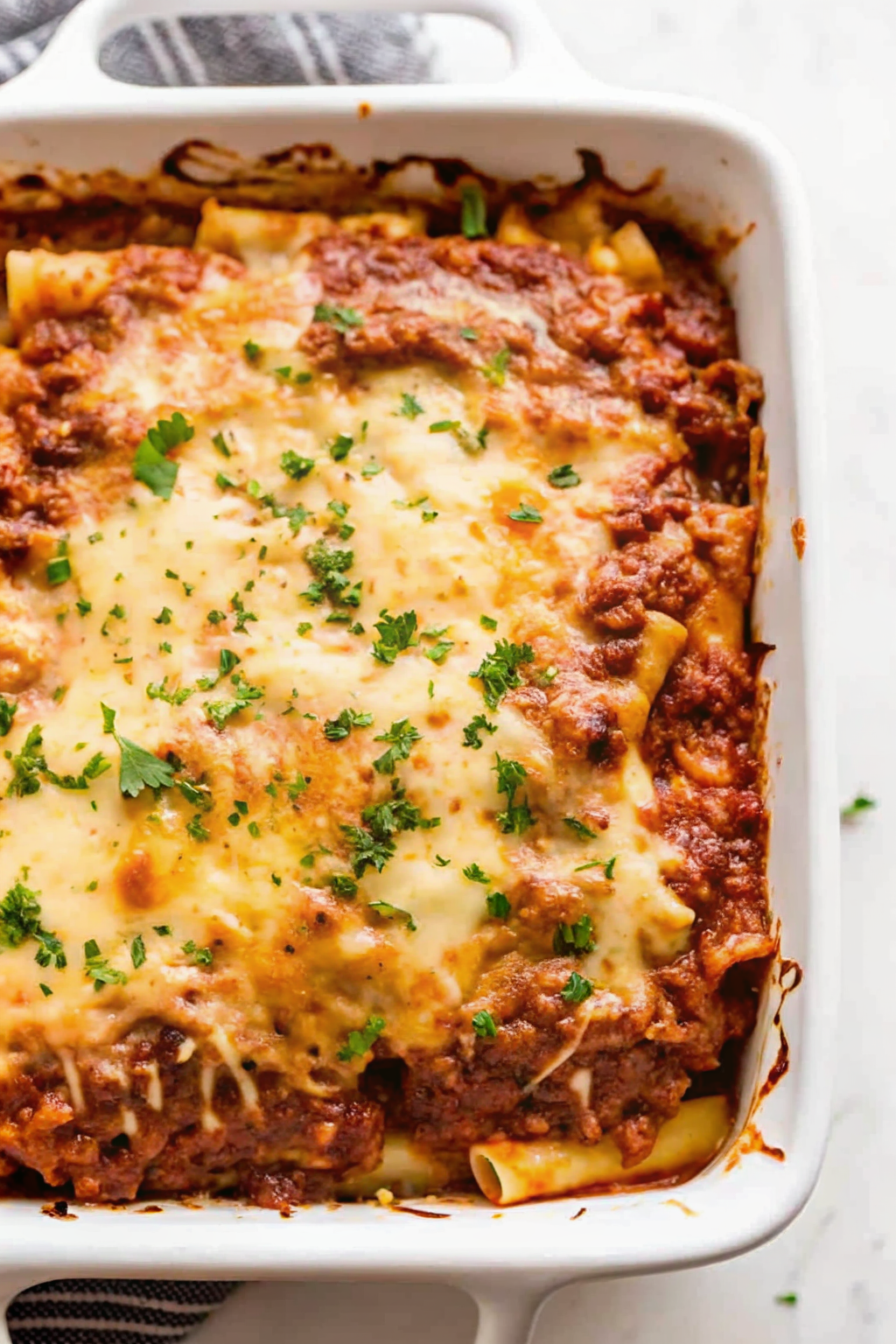 Baked Ziti Recipe: Cheesy, Meaty & Easy Dinner